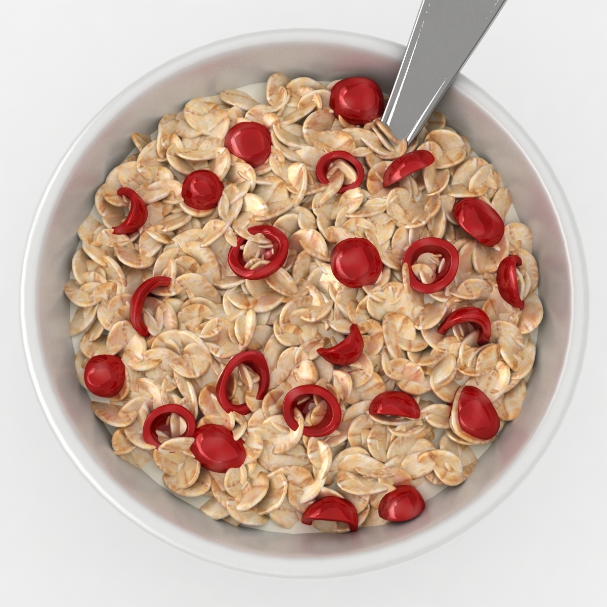 3D model oatmeal bowl 2 - TurboSquid 1226580