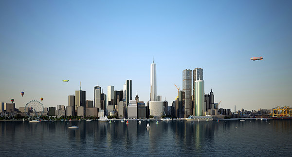 Cityscape modular city big 3D model - TurboSquid 1226584