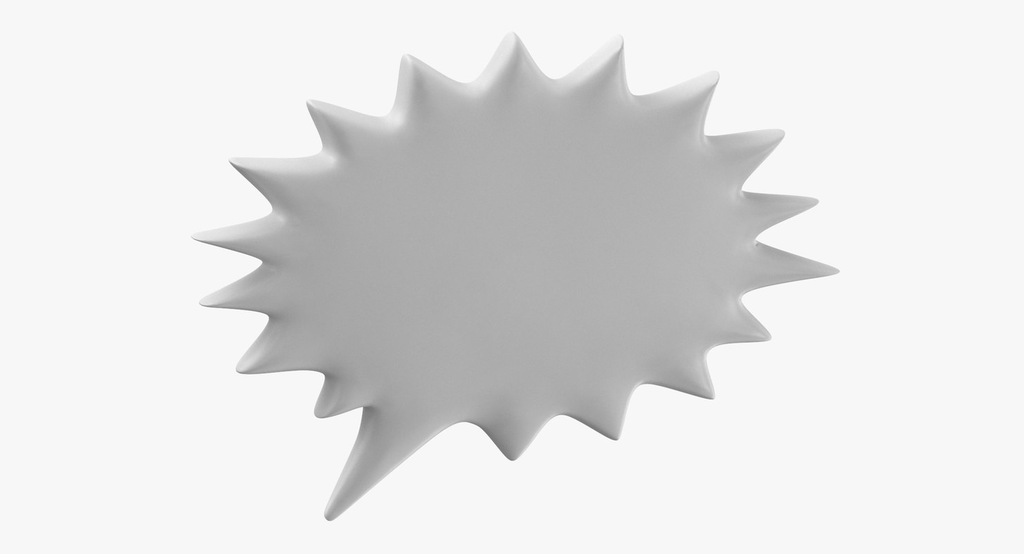 3D thought bubble 03 model - TurboSquid 1226655