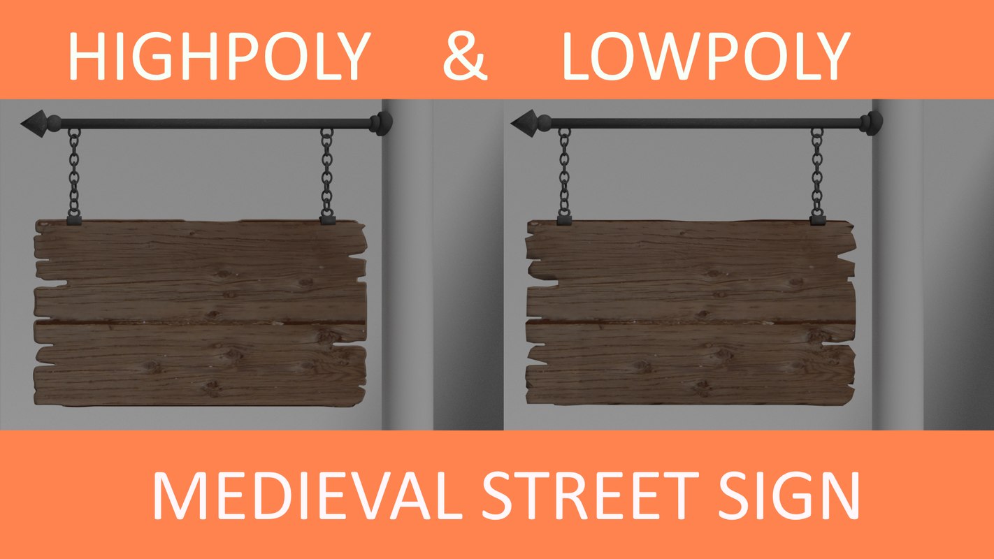 Free Low Poly Sign 3D Models for Download | TurboSquid