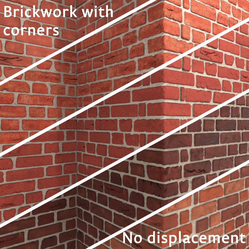 Brickwork bricks corner wall 3D - TurboSquid 1226796