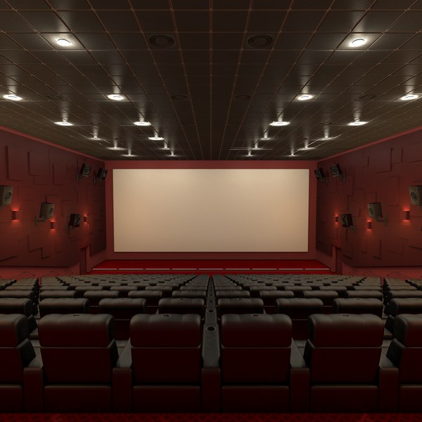 3d model movie theatre