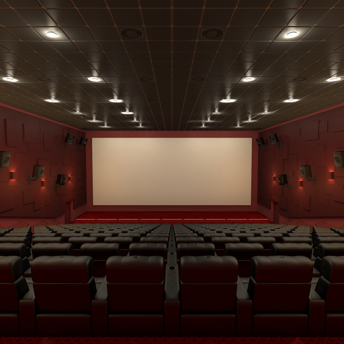 3D model movie theater - TurboSquid 1226876