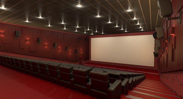 3D model movie theater - TurboSquid 1226876