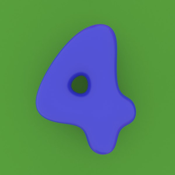 3D alphabet numbers model - TurboSquid 1226933