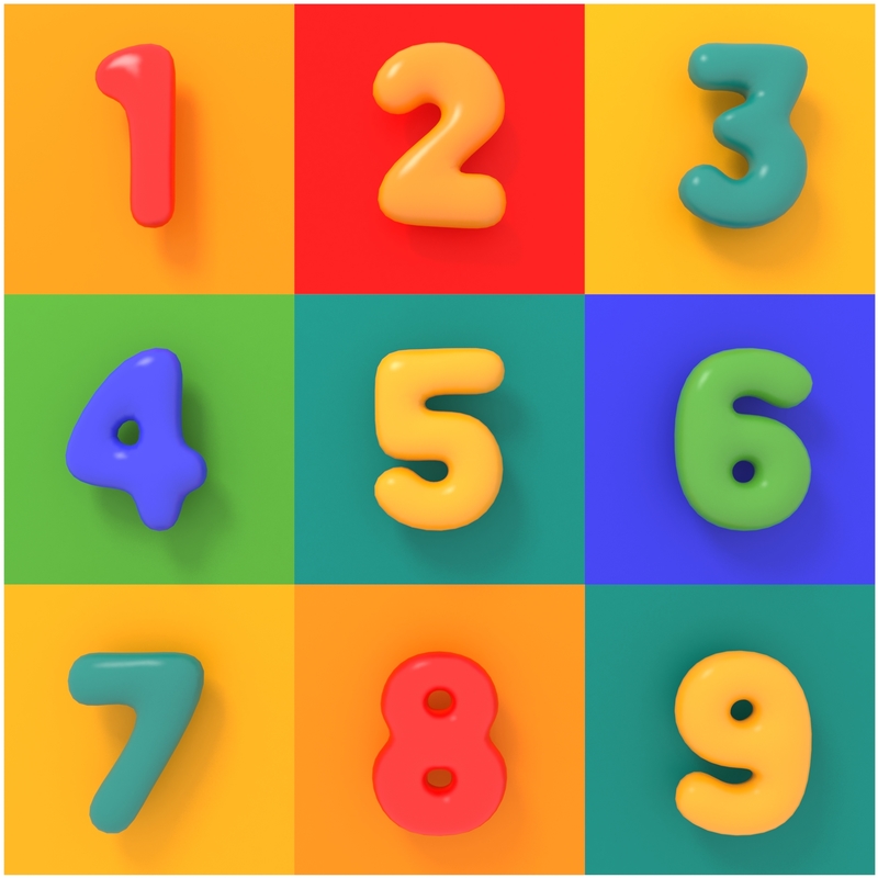 3D alphabet numbers model - TurboSquid 1226933