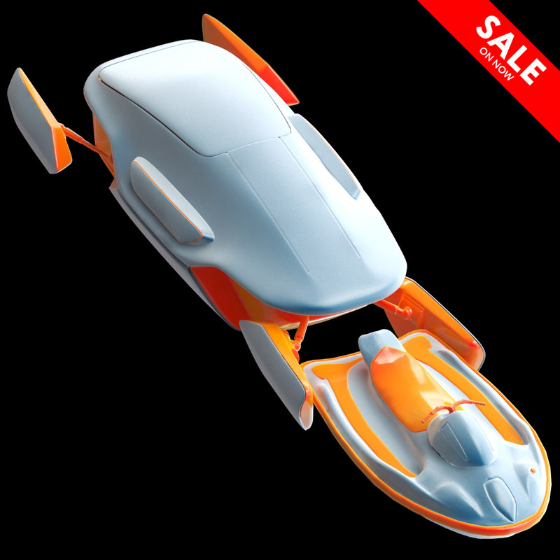 3D space hovercraft - TurboSquid 1227165