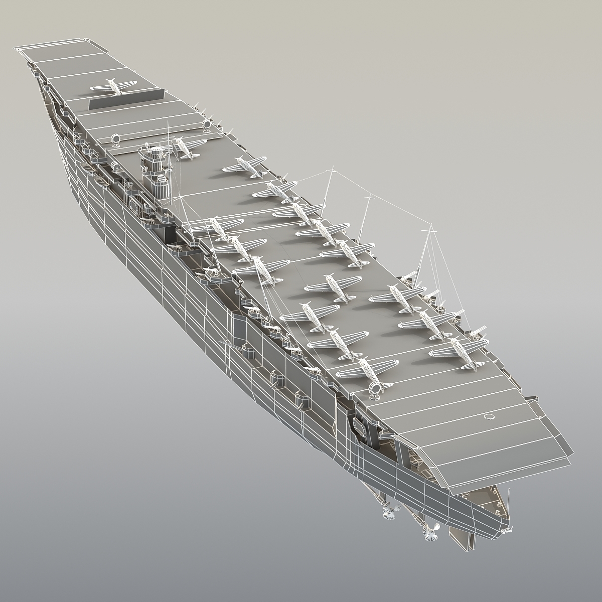 3D japanese akagi - TurboSquid 1227276