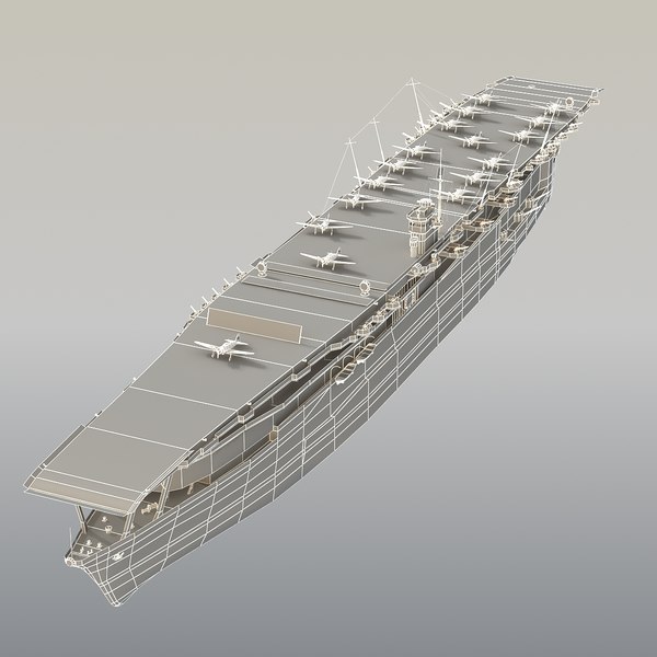 3D japanese akagi - TurboSquid 1227276