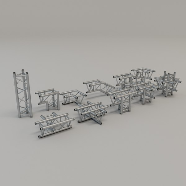 modelo 3d Truss triangular 30cm - juego de esquinas - TurboSquid 1227355