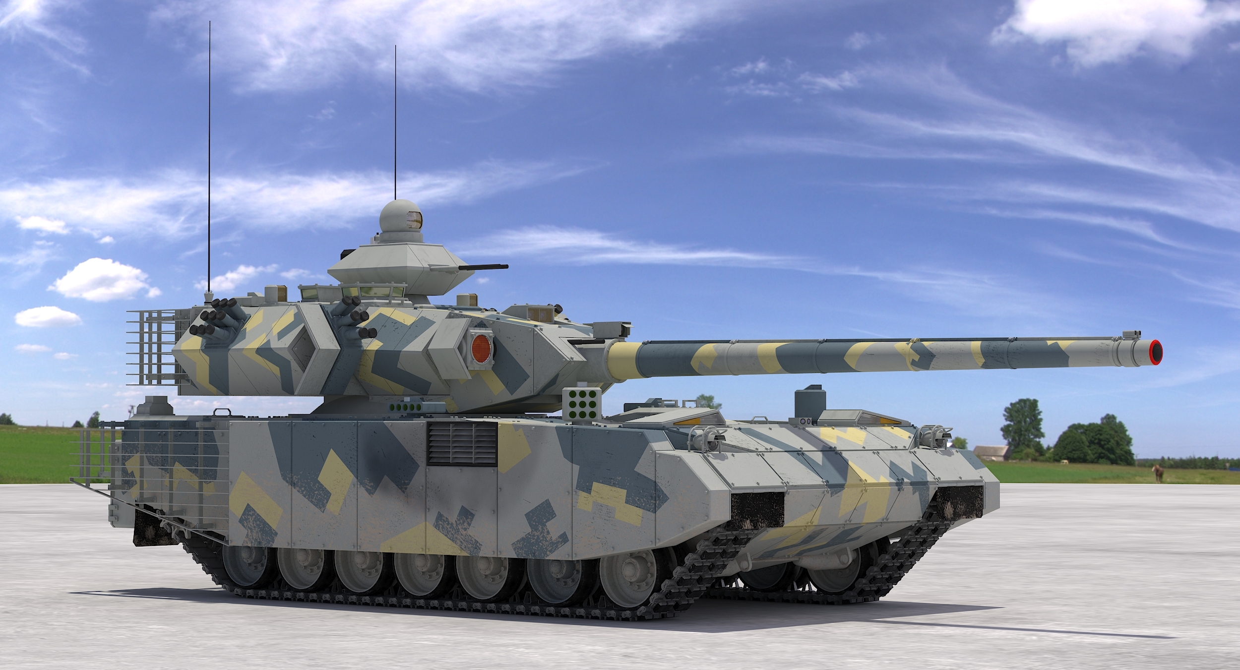 T-100 object-189 tank grey 3D model - TurboSquid 1227636