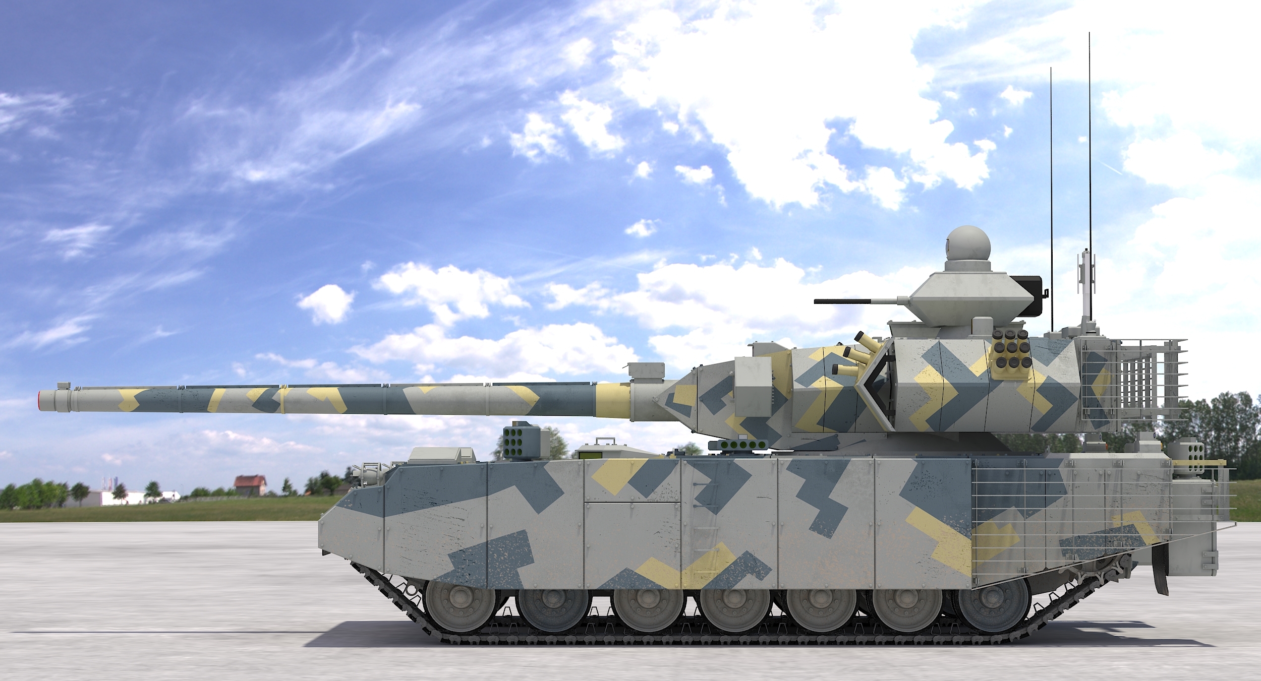 T-100 object-189 tank grey 3D model - TurboSquid 1227636