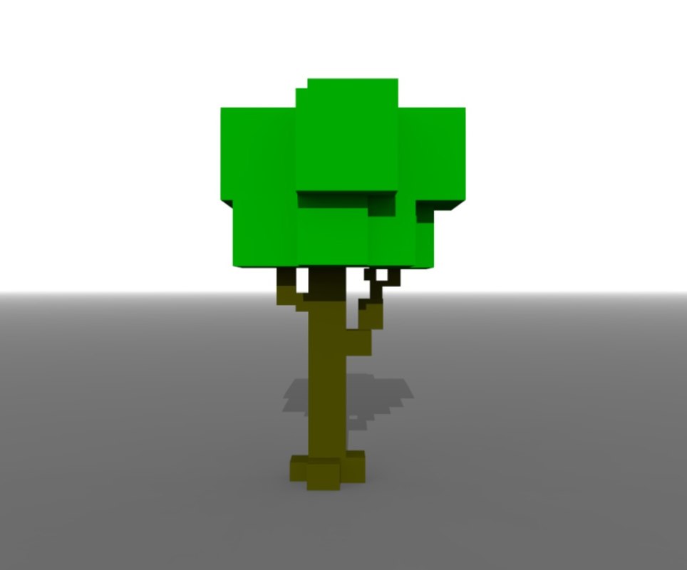 Simple boxy voxel art model - TurboSquid 1227662