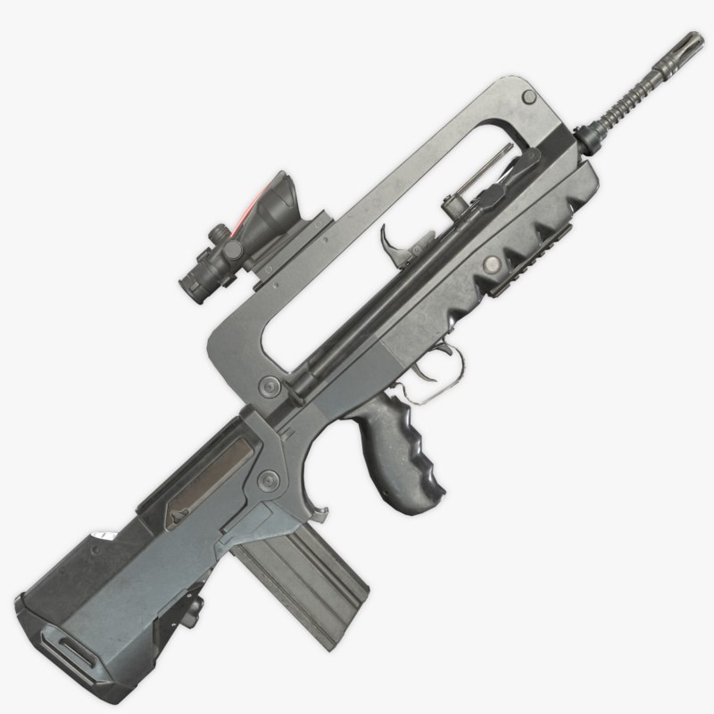 Famas f1 assault rifle 3D model - TurboSquid 1227712