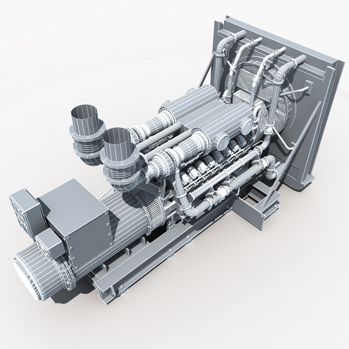 Diesel generator 01 3D model - TurboSquid 1227747