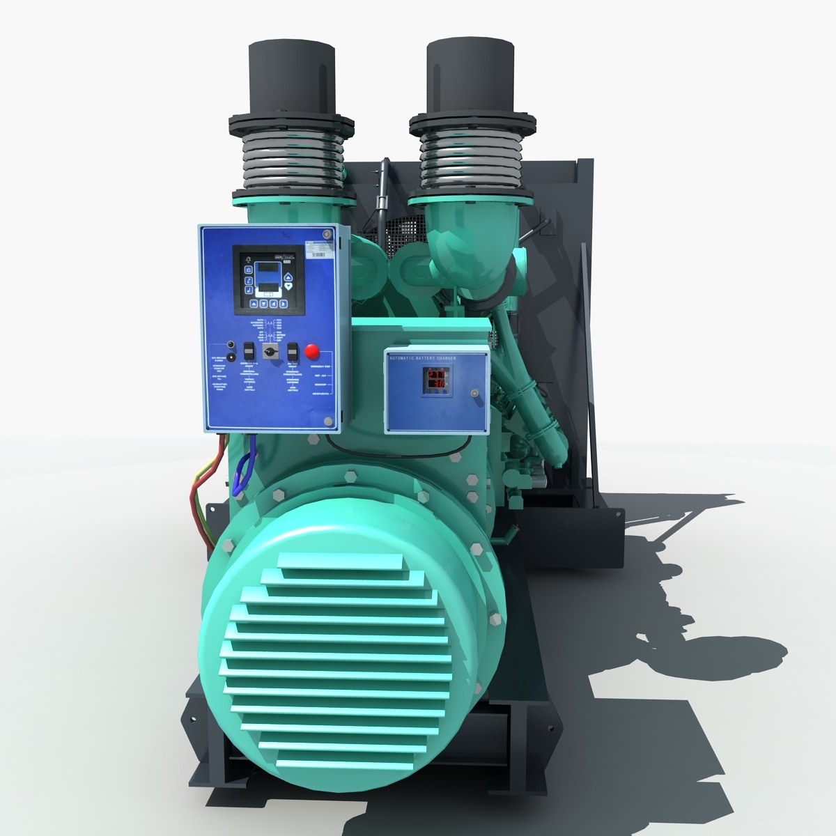 Diesel generator 01 3D model - TurboSquid 1227747