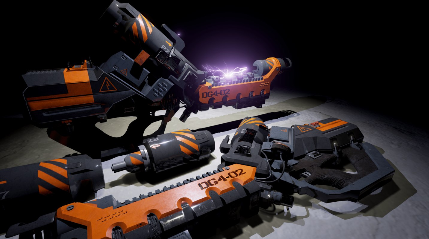 Tesla gun arc model - TurboSquid 1227951