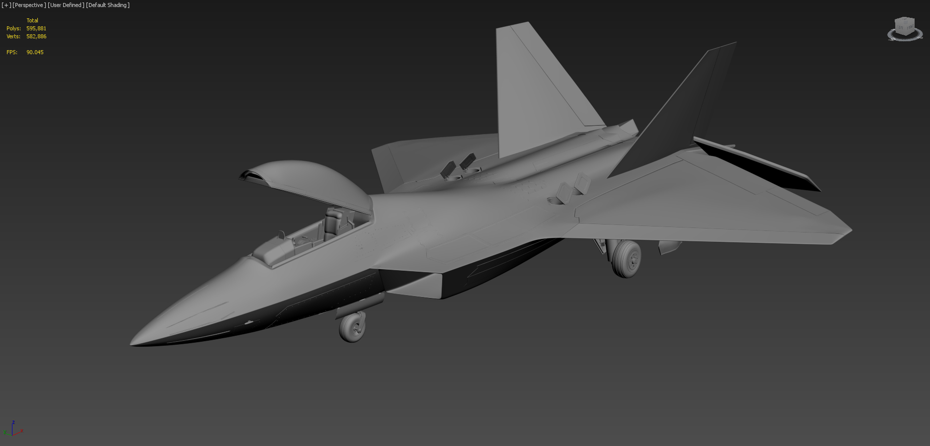 F-22 랩터 3D 모델 - TurboSquid 1227958