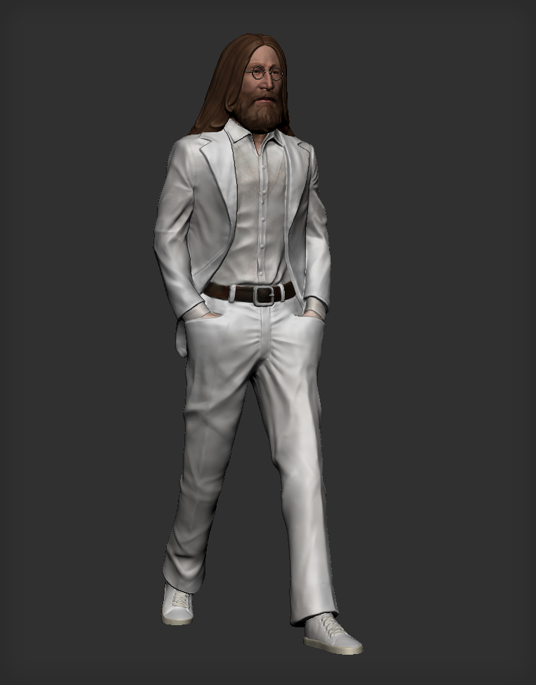 John lennon beatles 3D model - TurboSquid 1228033