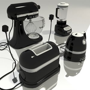 kitchen aid coffee machine 3d model