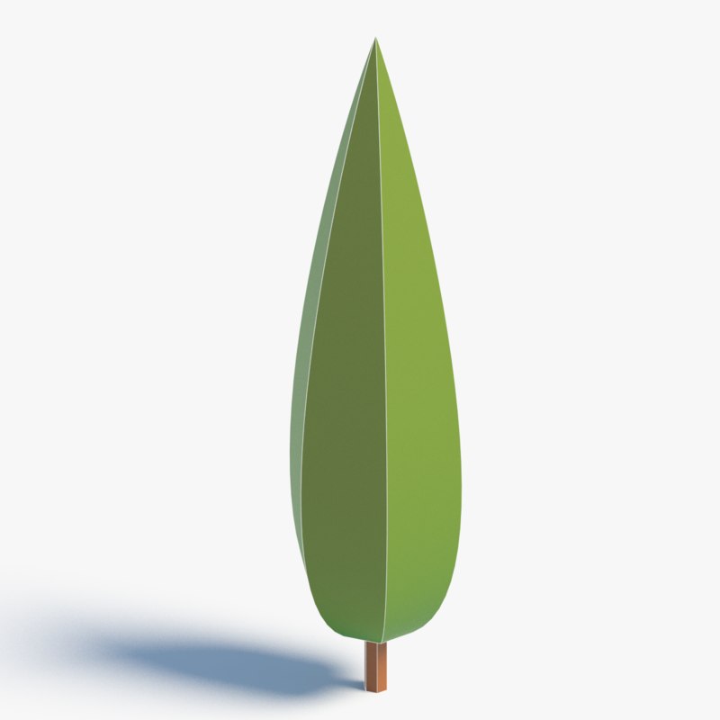 Cartoon cypress 3D - TurboSquid 1228090