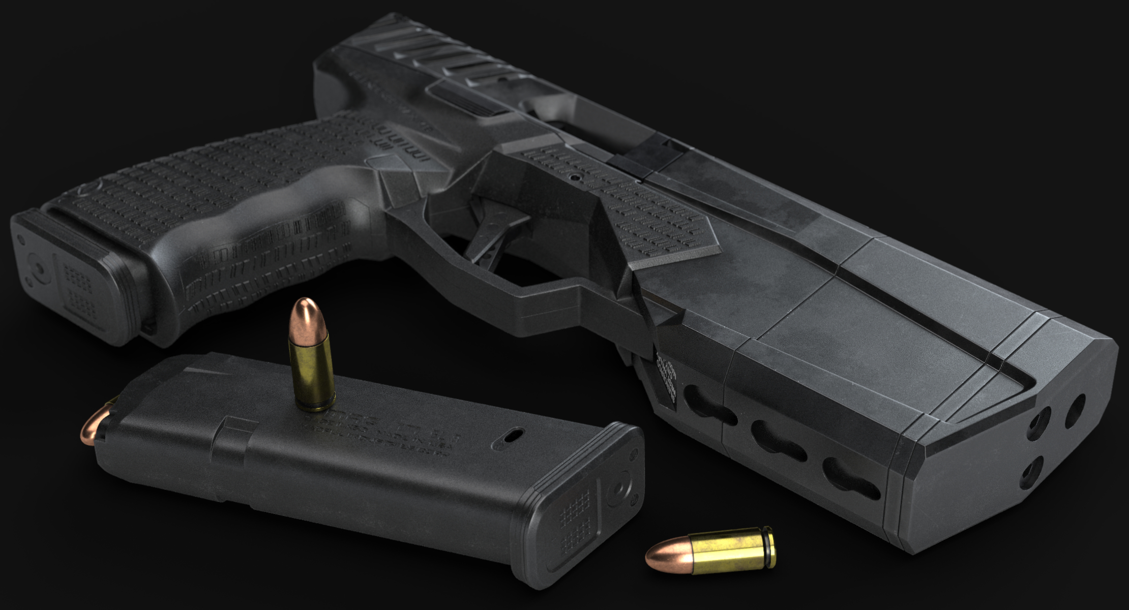 Silencerco maxim 9 model - TurboSquid 1228320