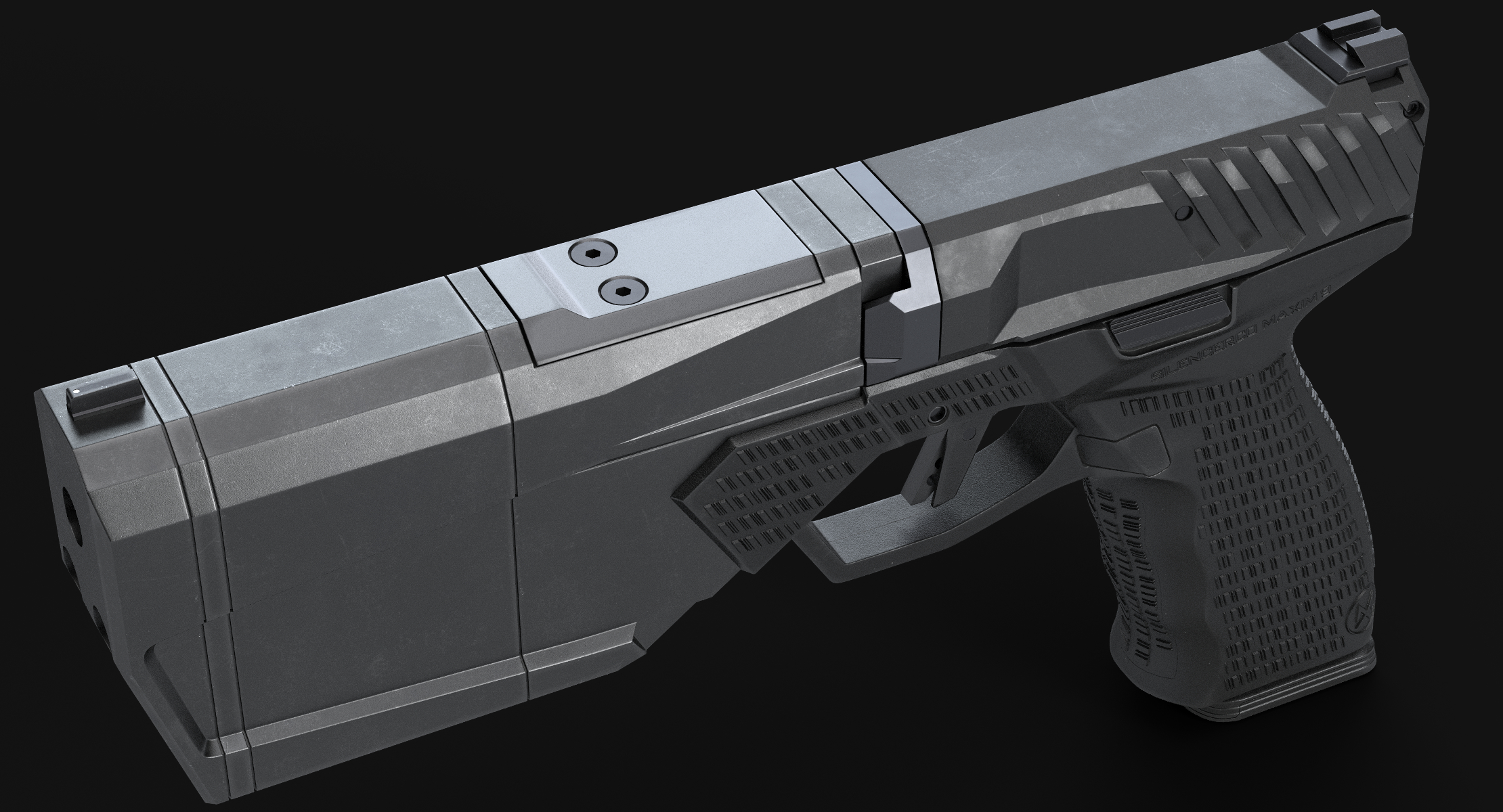 Silencerco maxim 9 model - TurboSquid 1228320