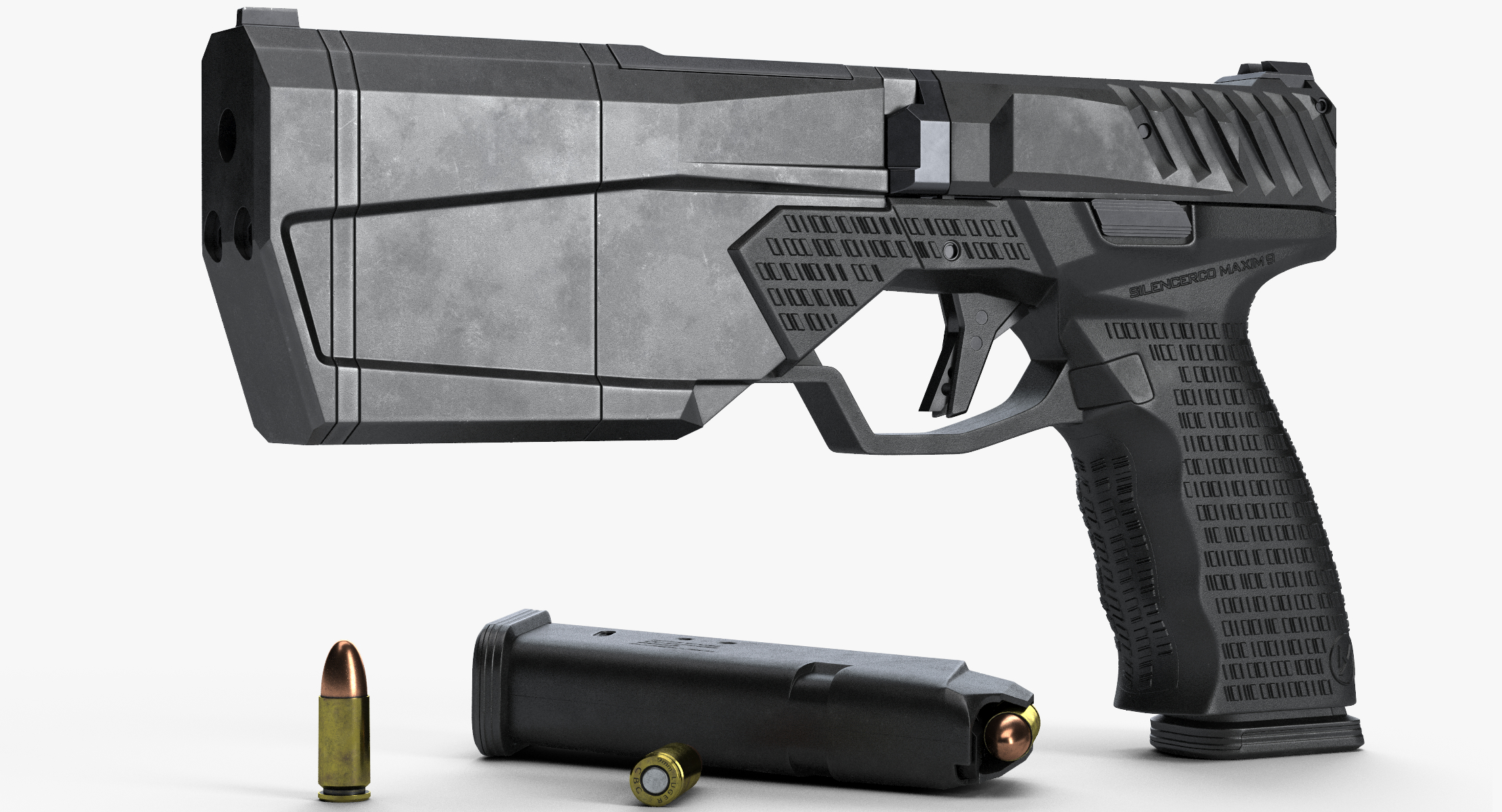 Silencerco maxim 9 model - TurboSquid 1228320