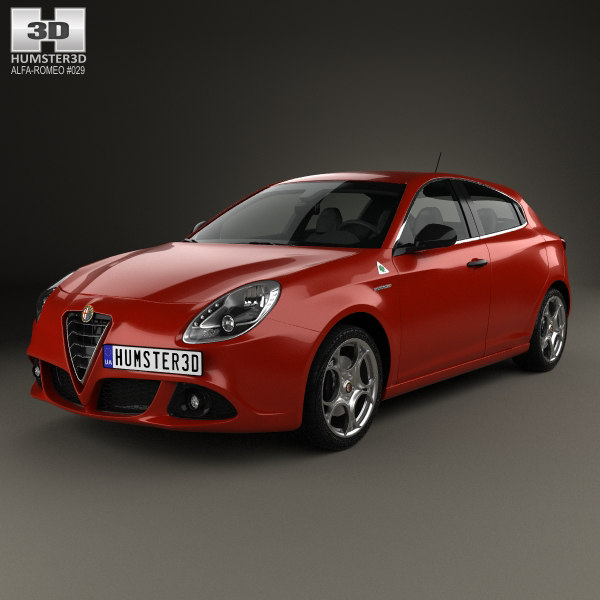 modelo 3d Alfa Romeo Giulietta Quadrifoglio Verde 2014 - TurboSquid 1228372