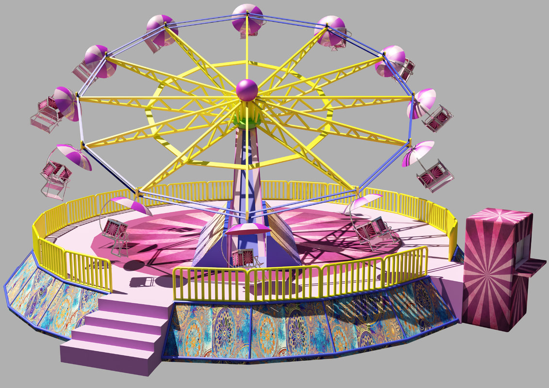3D carnival twister - TurboSquid 1228485