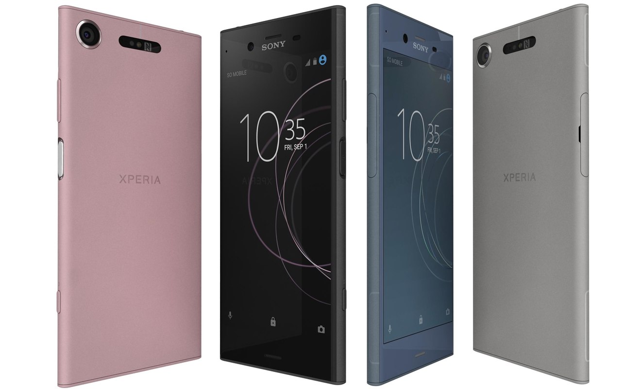 3D model sony xperia xz1 colors - TurboSquid 1228525