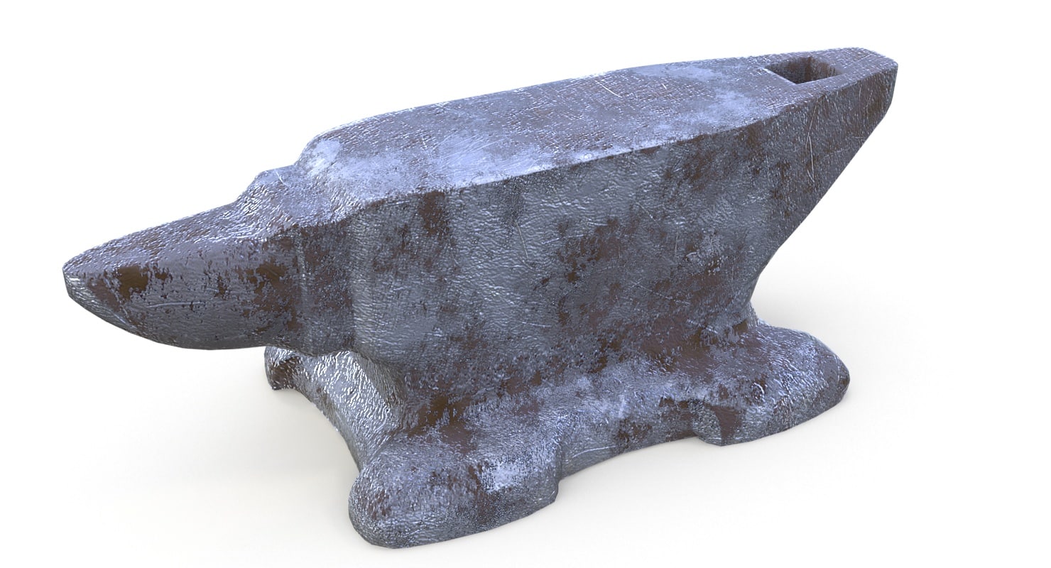 Anvil rasty 3D model - TurboSquid 1228869