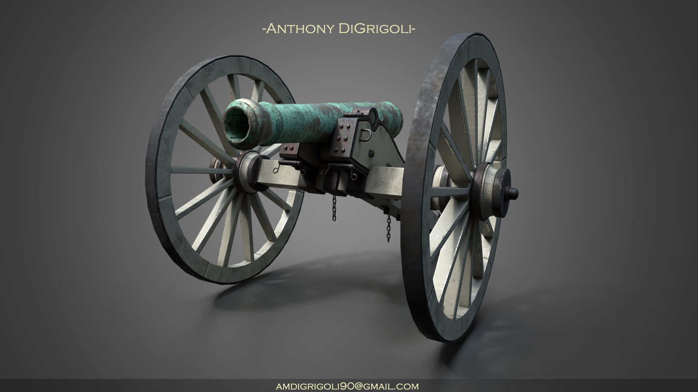 3D cannons model - TurboSquid 1228941