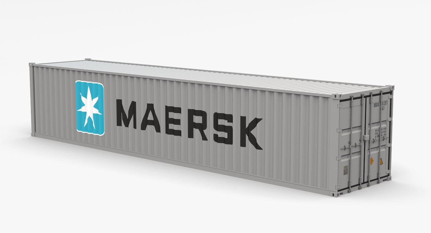 3D maersk container - TurboSquid 1229055