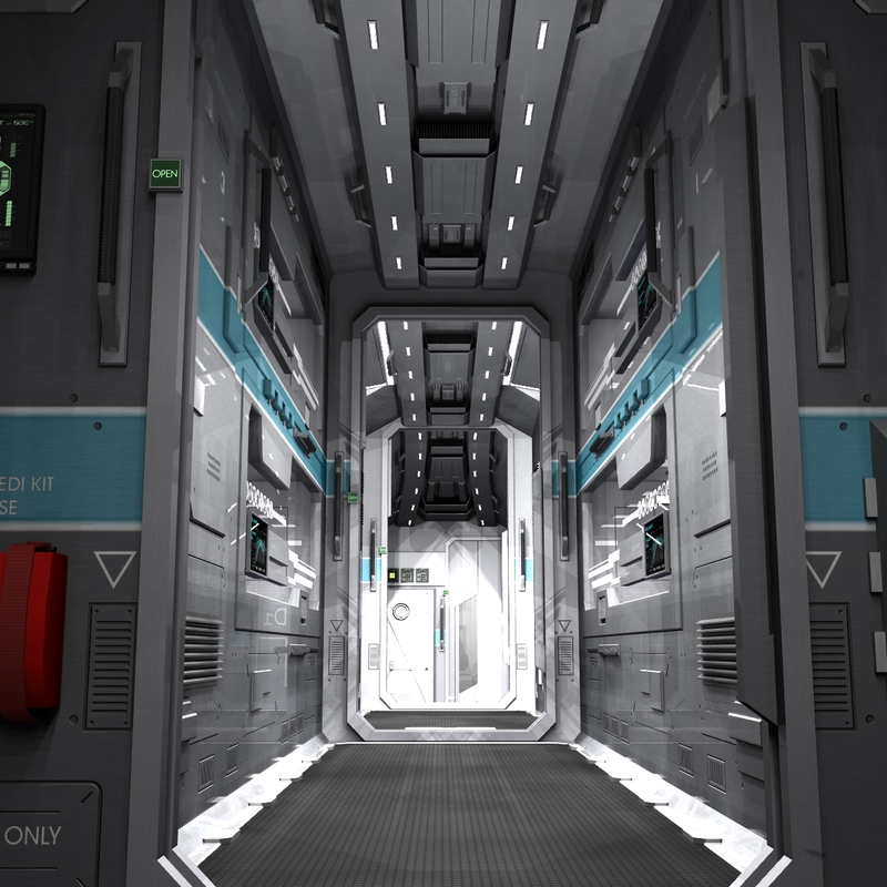 3D interior small starship - TurboSquid 1229171