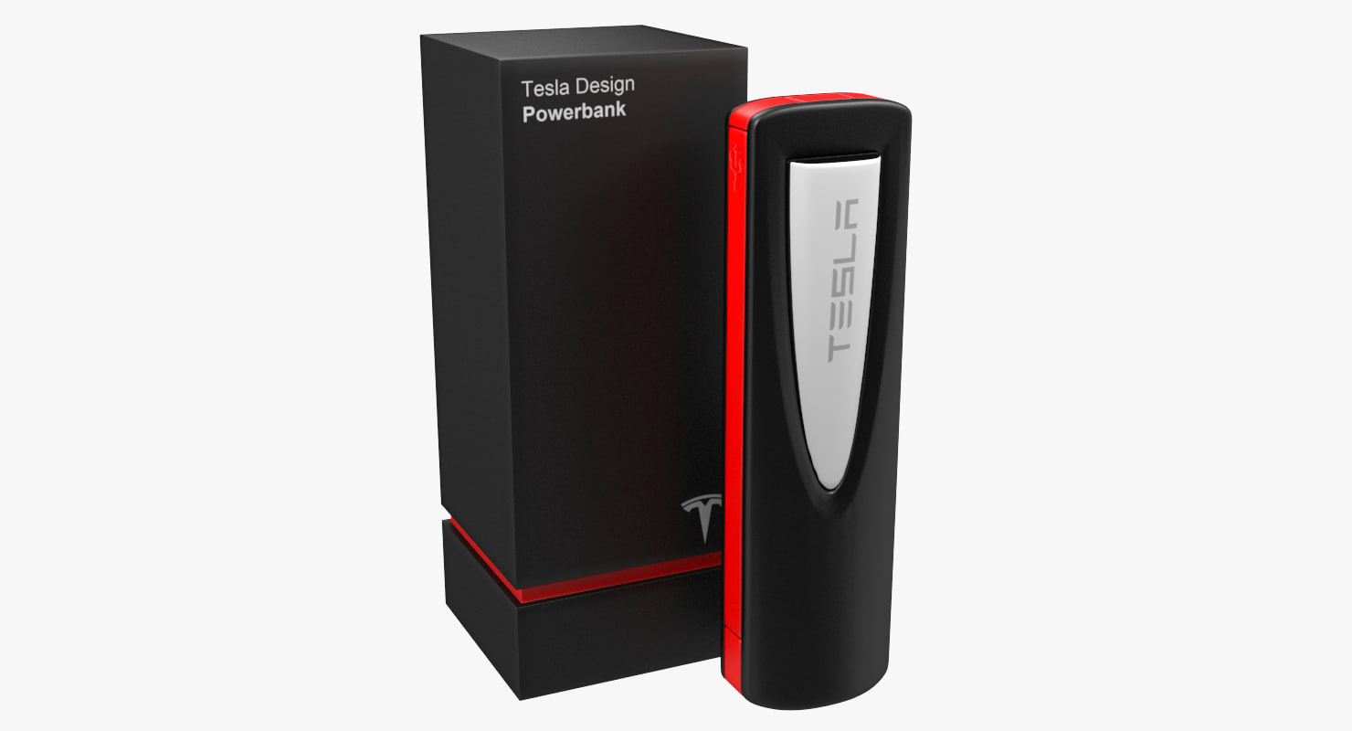 Tesla powerbank 3D model - TurboSquid 1229191