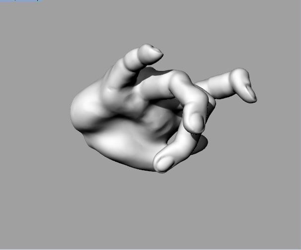 Hand flicking model - TurboSquid 1229227