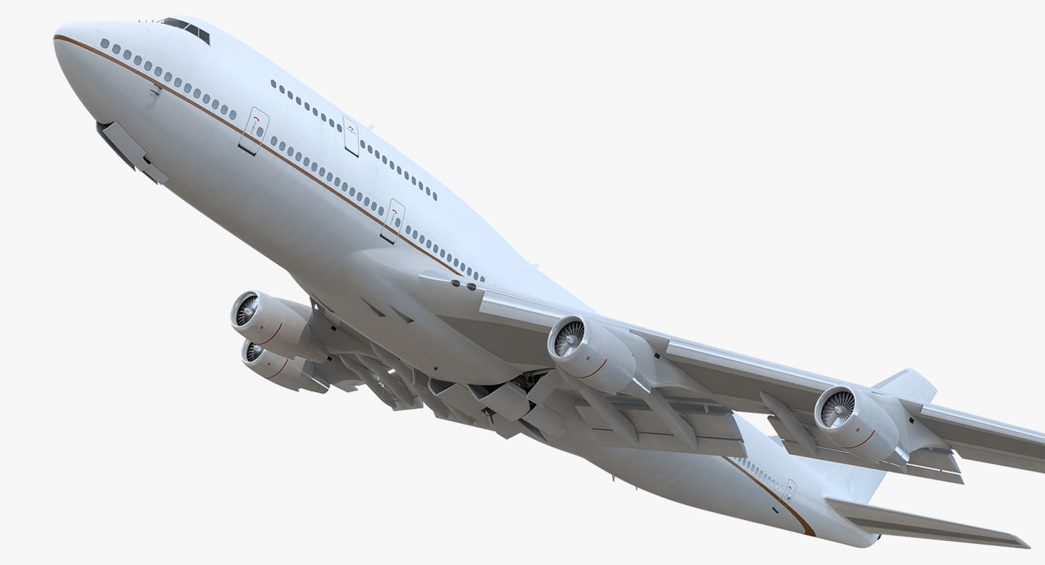 Boeing 747-400 generic rigged 3D model - TurboSquid 1229314