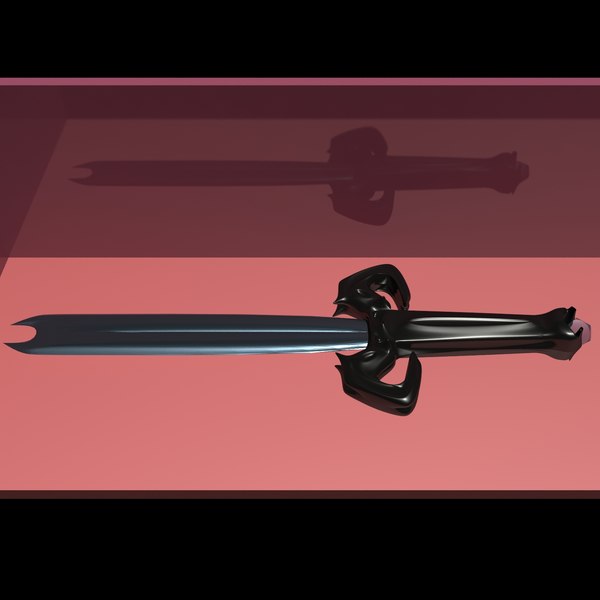 3D one-handed sword blade model - TurboSquid 1229344