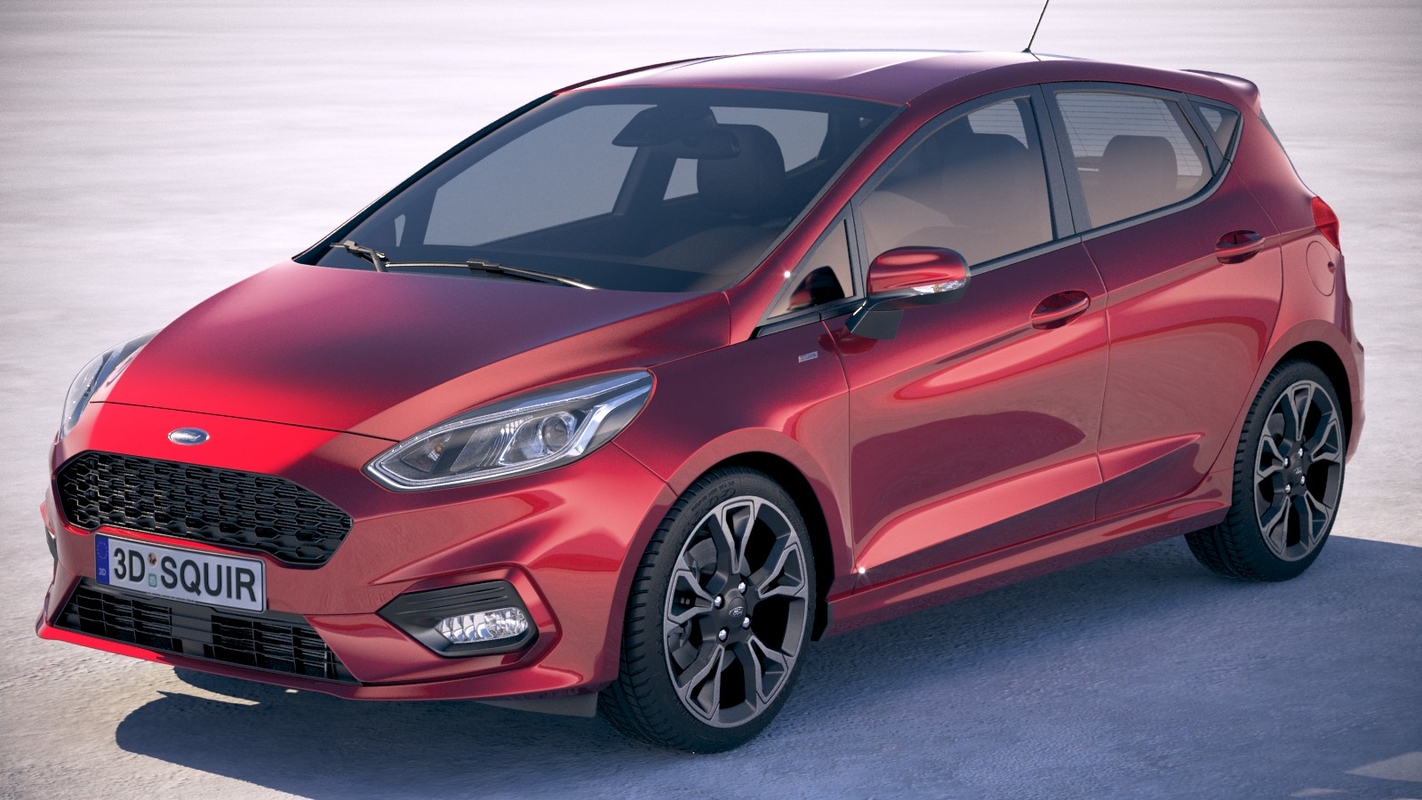 Ford Fiesta ST-Line 5-drzwiowy 2017 Model 3D - TurboSquid 1229367