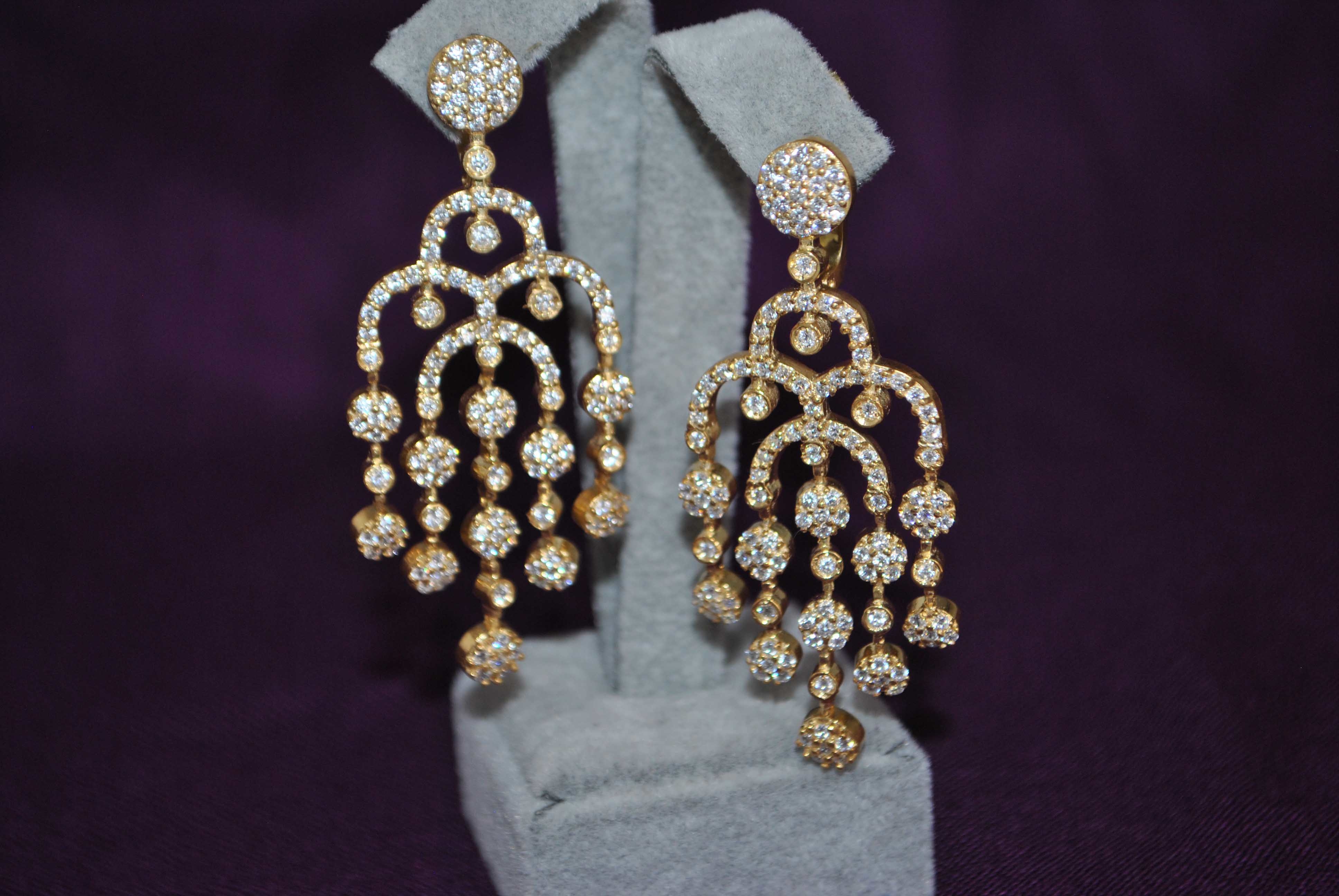 Earrings Gem Matrix Model Turbosquid 1229506