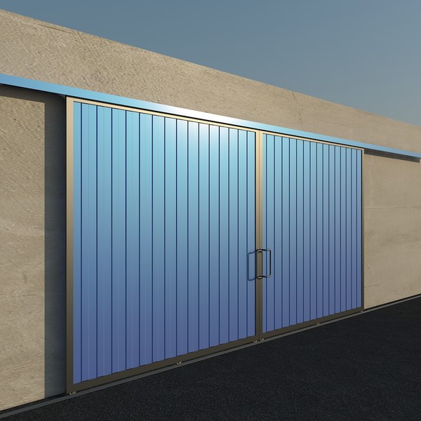 Factory sliding door warehouses 3D - TurboSquid 1229751