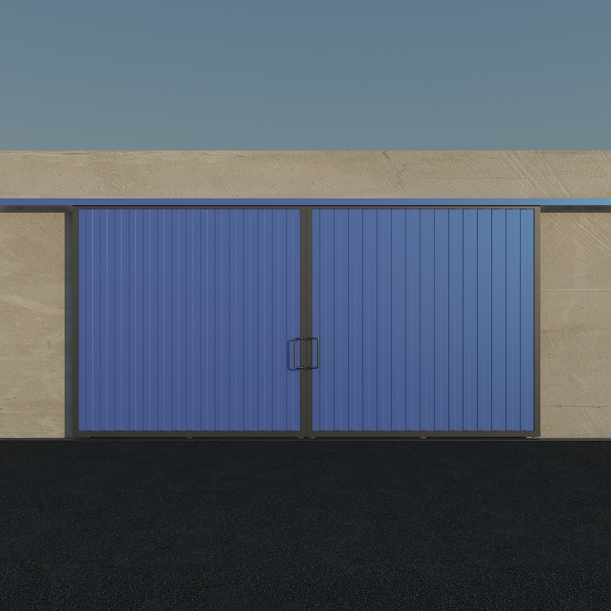 Factory sliding door warehouses 3D - TurboSquid 1229751
