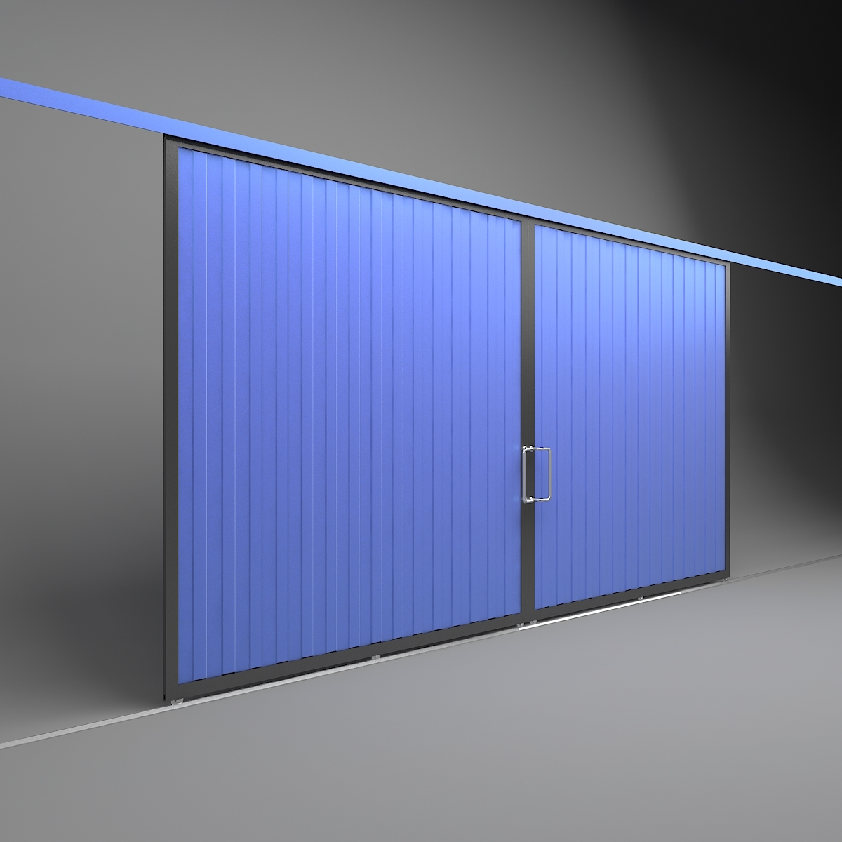 Factory sliding door warehouses 3D - TurboSquid 1229751