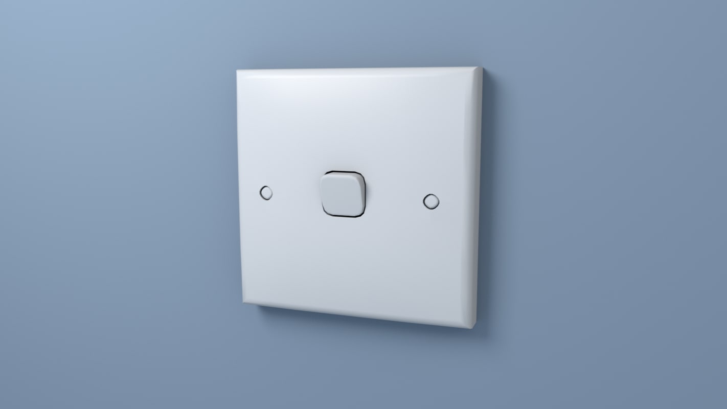 Light switch 3D model - TurboSquid 1229905