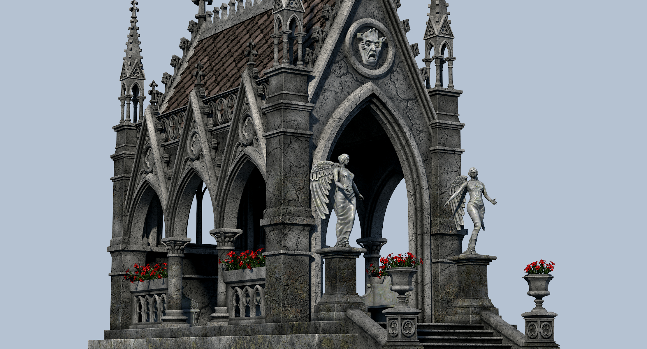 3D model gothic pavilion - TurboSquid 1229932