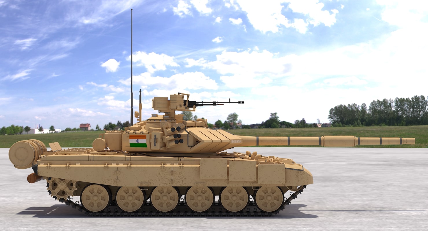 T-90s bhishma india tank 3D - TurboSquid 1230162