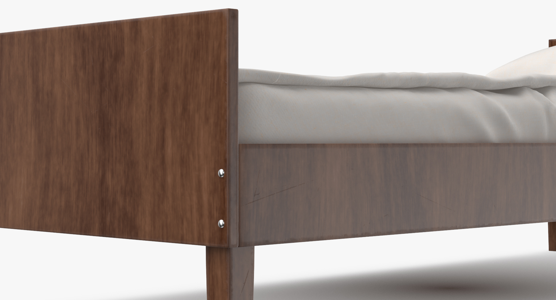 Single bed 3D model - TurboSquid 1230231