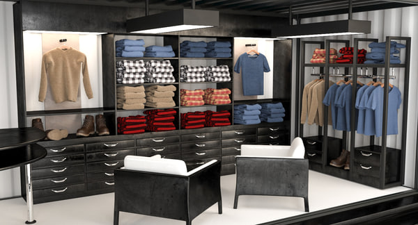 3D container store - TurboSquid 1230247
