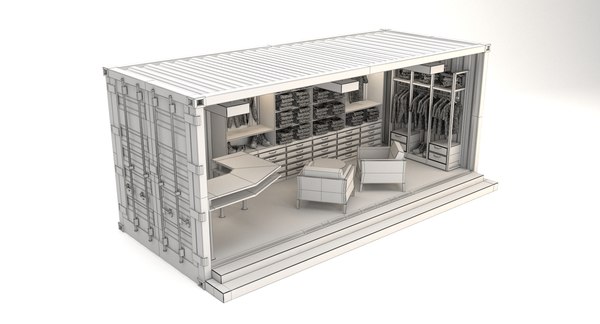 3D container store - TurboSquid 1230247